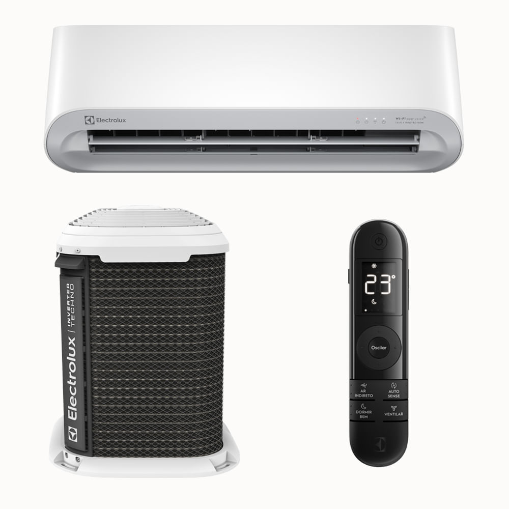 Ar Condicionado Split Hi Wall Electrolux Color Wi-Fi Inverter 12.000 ...