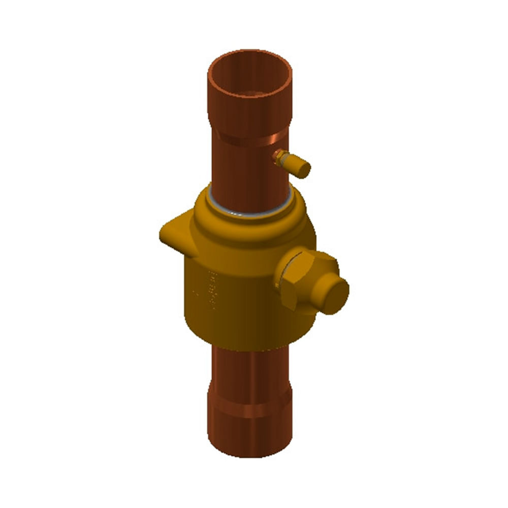 Válvula Esfera GBC 54s 2.1/8" Polegadas Solda Schrader Danfoss 009L7059 ...